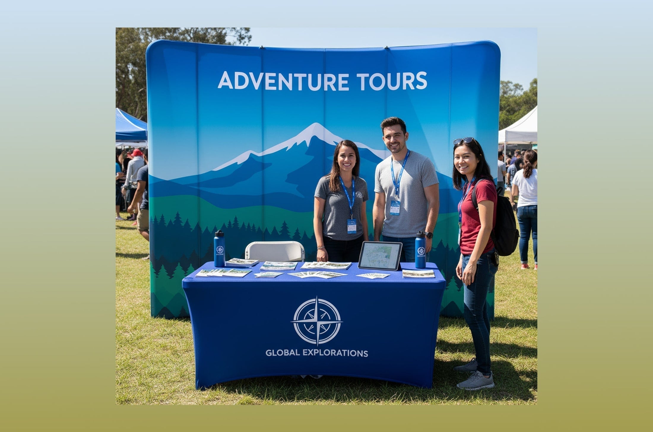 Backdrops & Table Covers: Build a Winning Trade Show Booth – PRINTDRILL