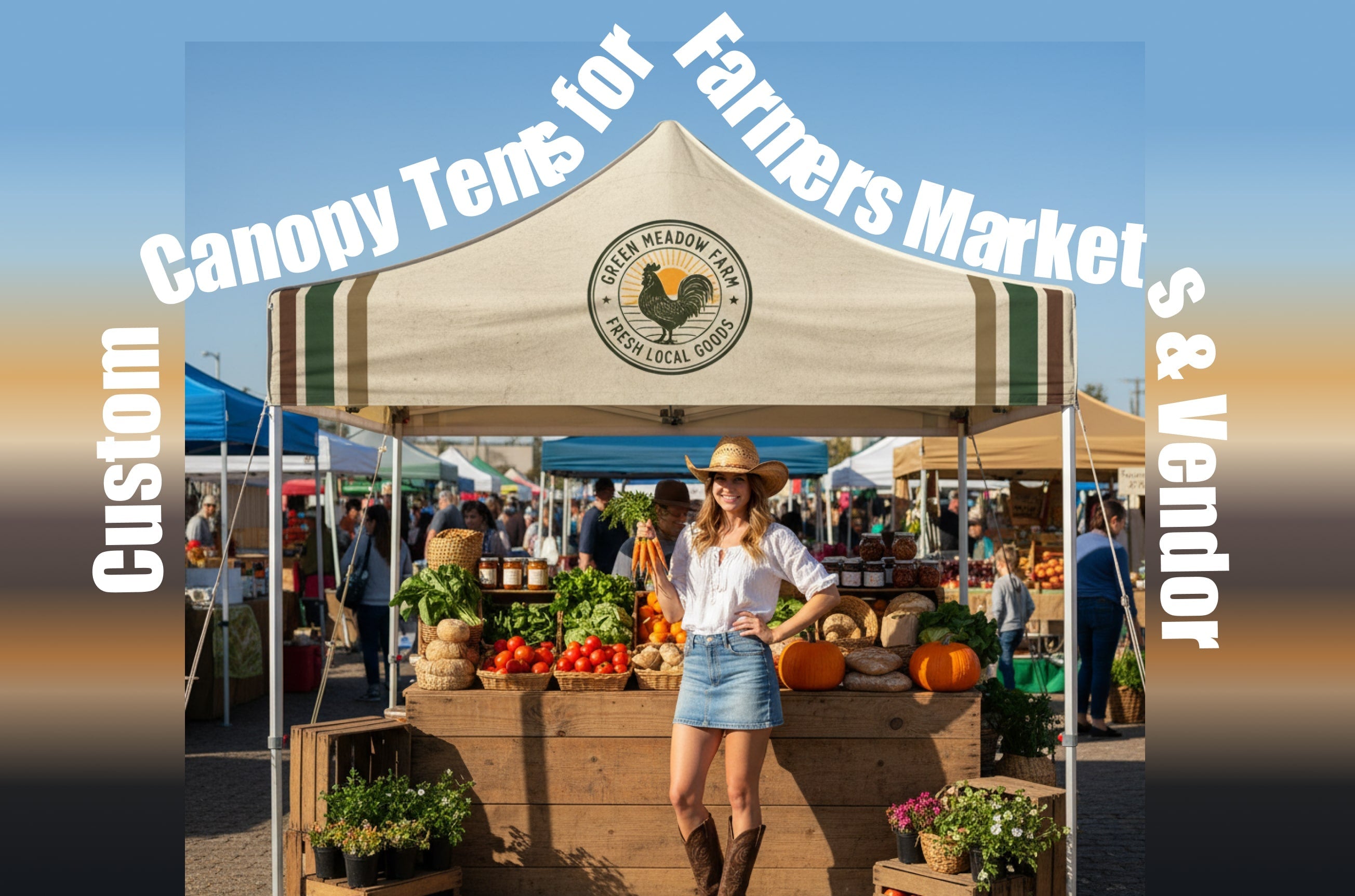 Custom Canopy Tents for Farmers Markets & Vendors – PRINTDRILL