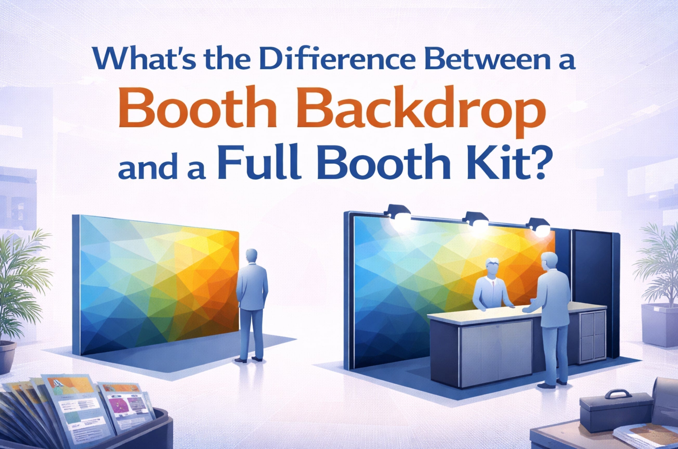 Booth Backdrop vs Full Booth Kit – What’s the Difference? – PRINTDRILL