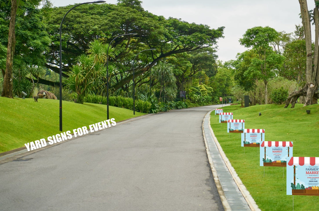 Creative Yard Sign Ideas for Local Marketing & Events | PrintDrill ...