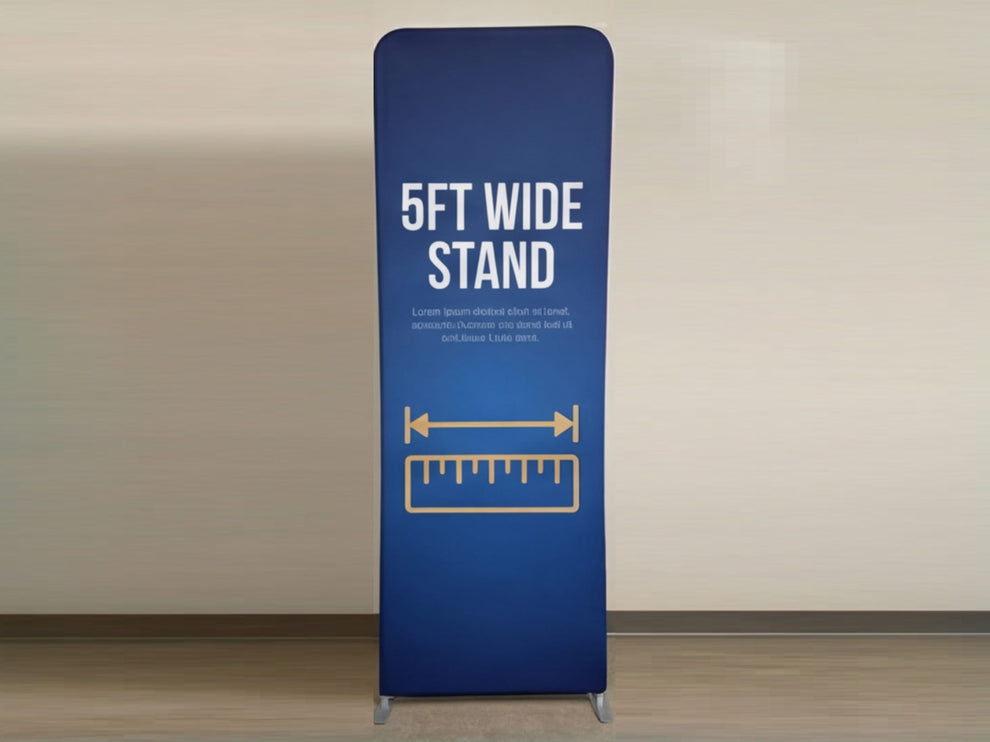 5ft Wide Custom Extend Tension Fabric Stand – PRINTDRILL