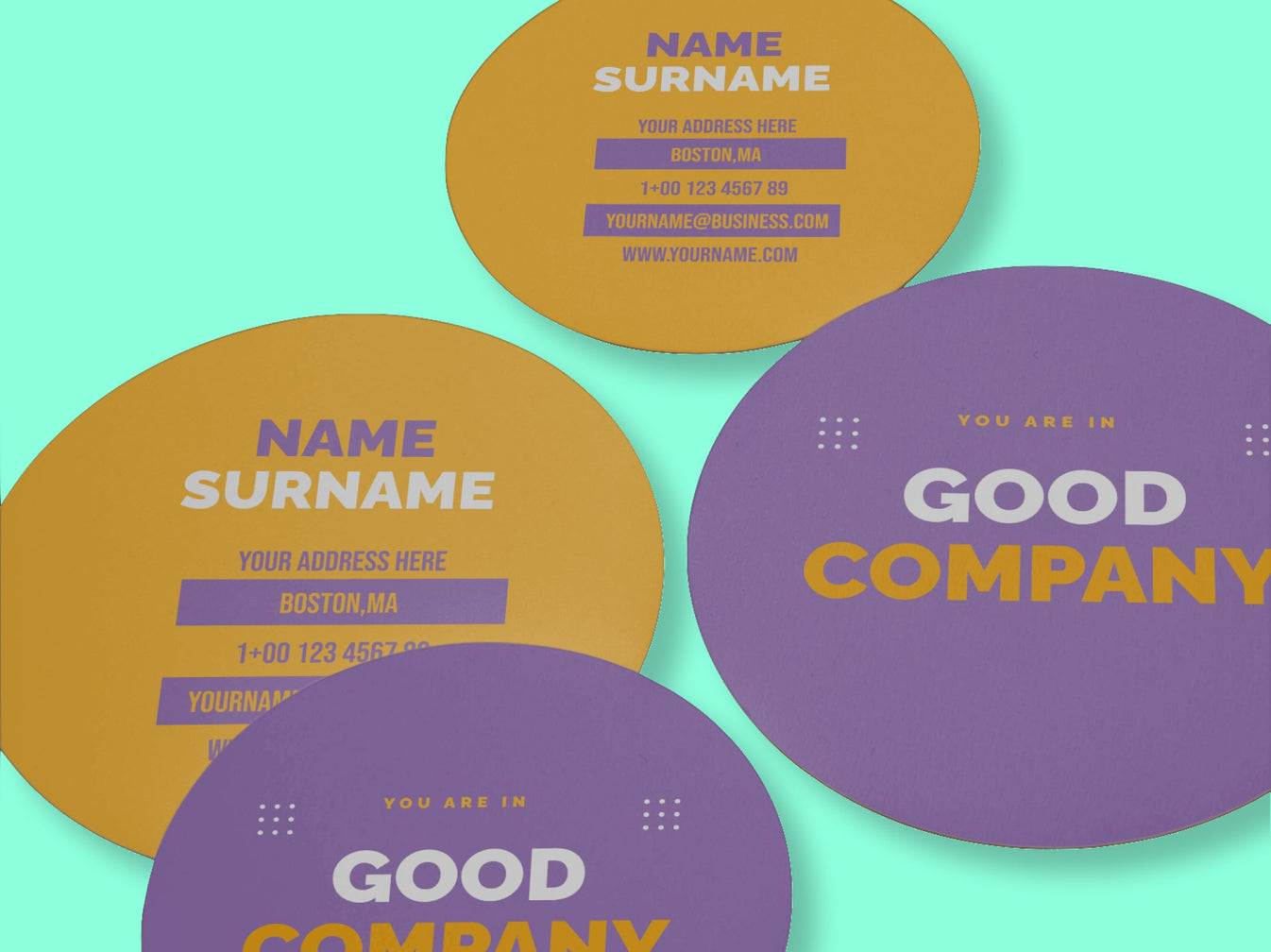 Circle Business Cards – PRINTDRILL