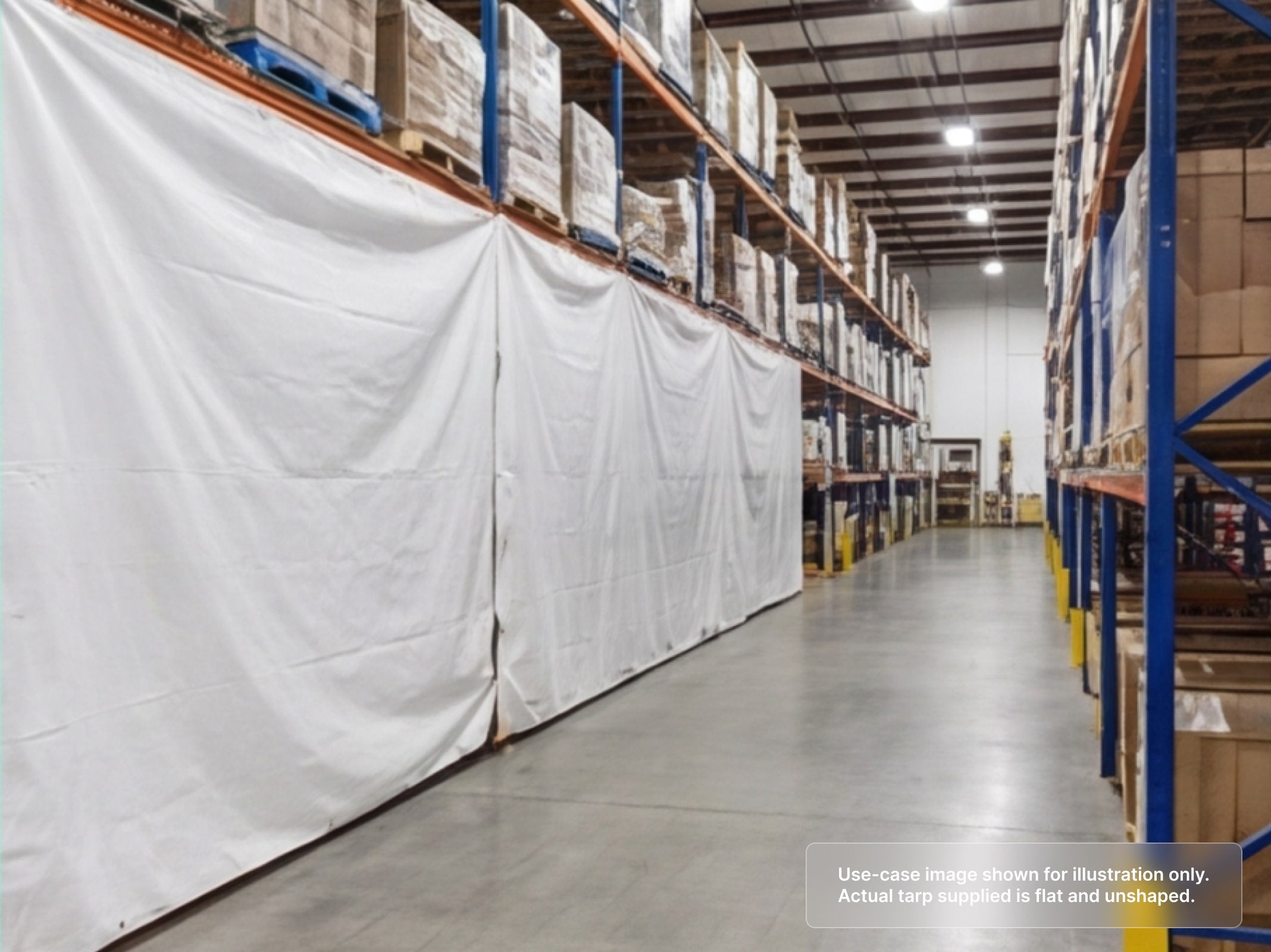 Custom Heavy Duty Vinyl Tarp for Warehouse Divider – PRINTDRILL