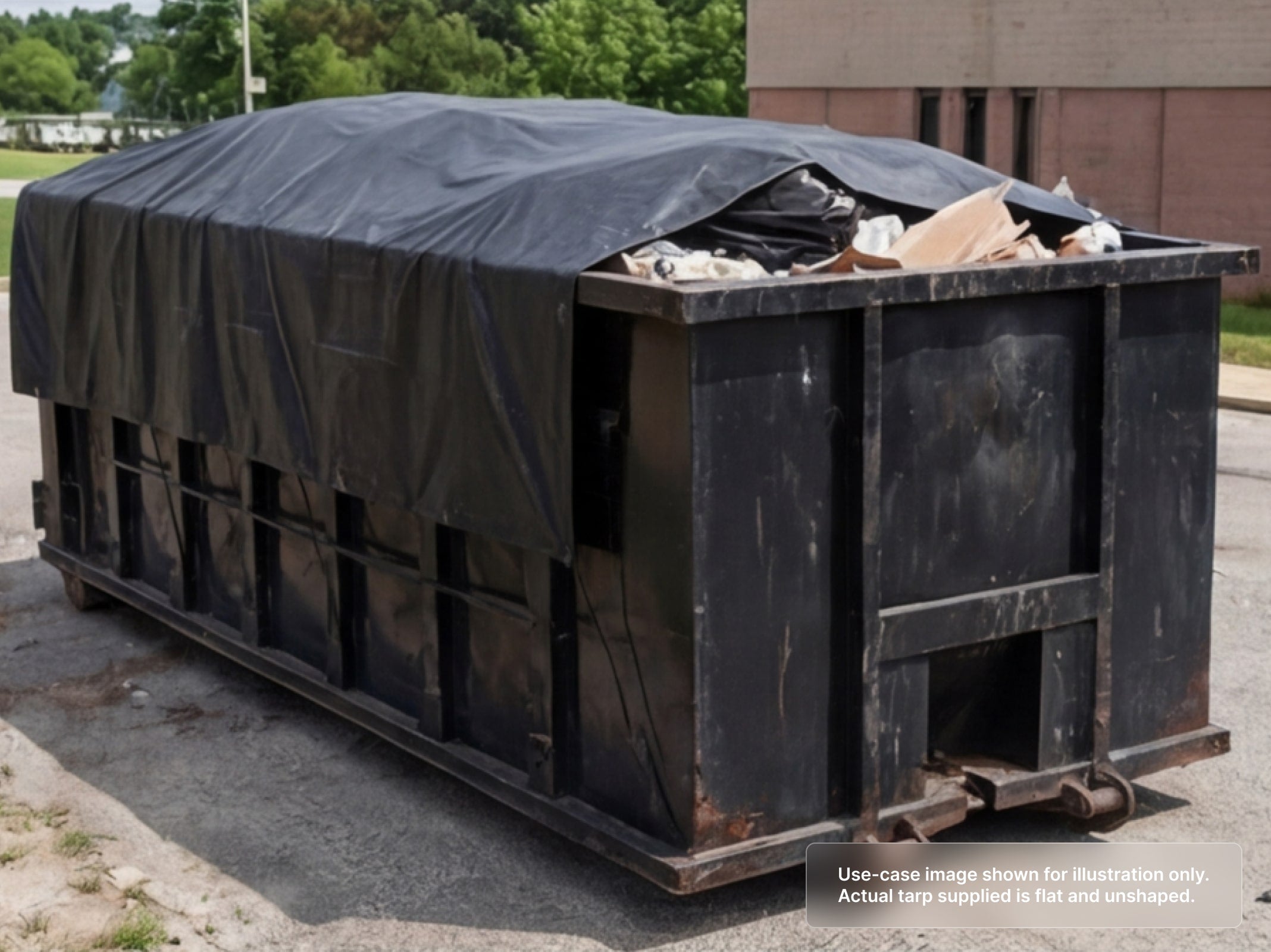 Custom Heavy Duty Vinyl Tarp for Waste Management – PRINTDRILL