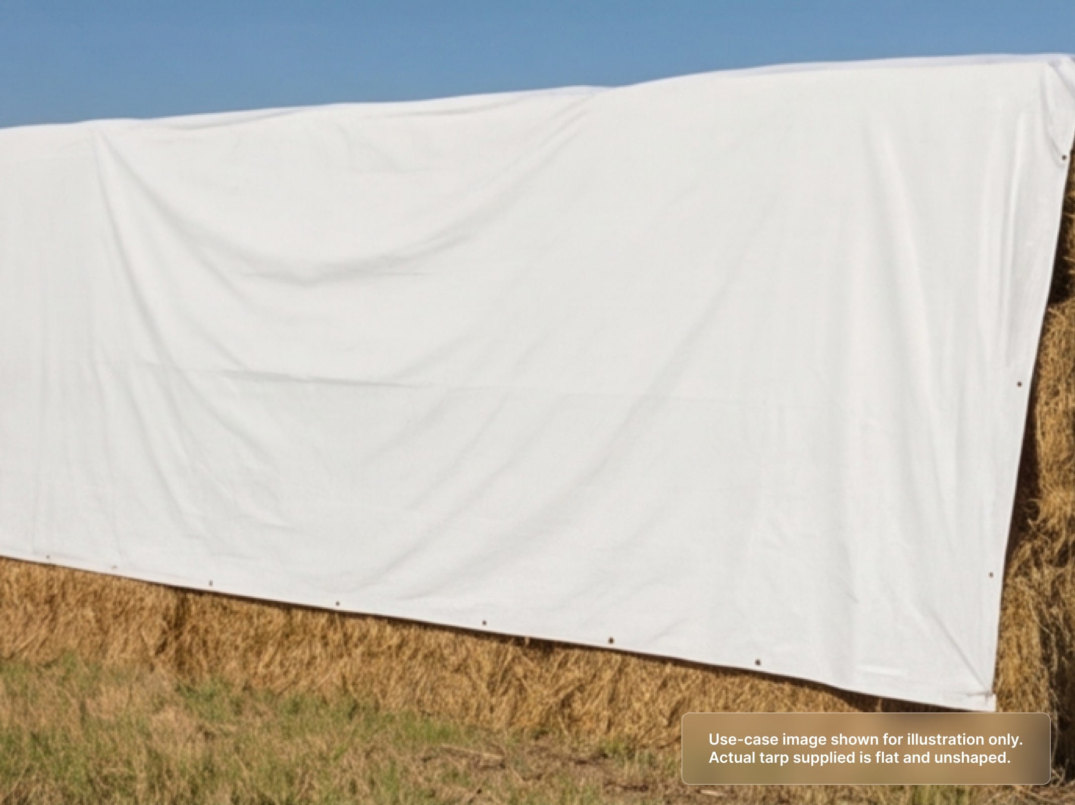 White Custom Heavy Duty Vinyl Tarp – PRINTDRILL
