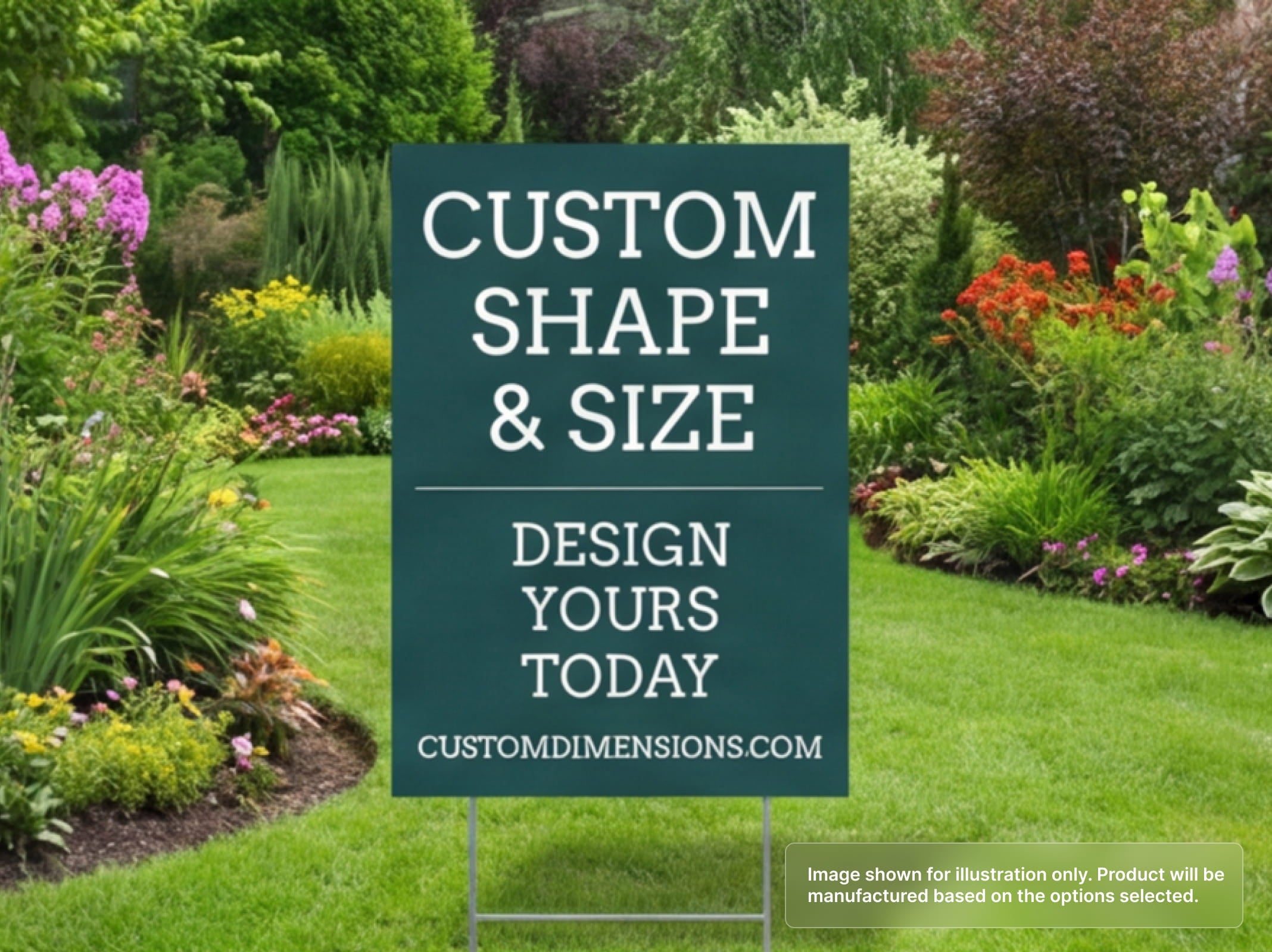 Custom Dimensions Custom Yard Signs – PRINTDRILL