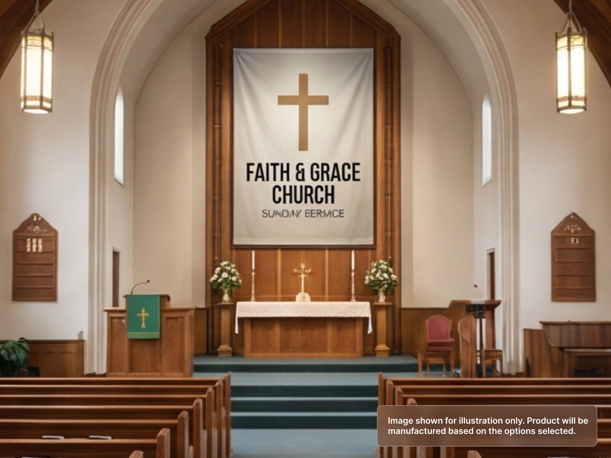 Custom Fabric Banner for Church Sanctuary – PRINTDRILL
