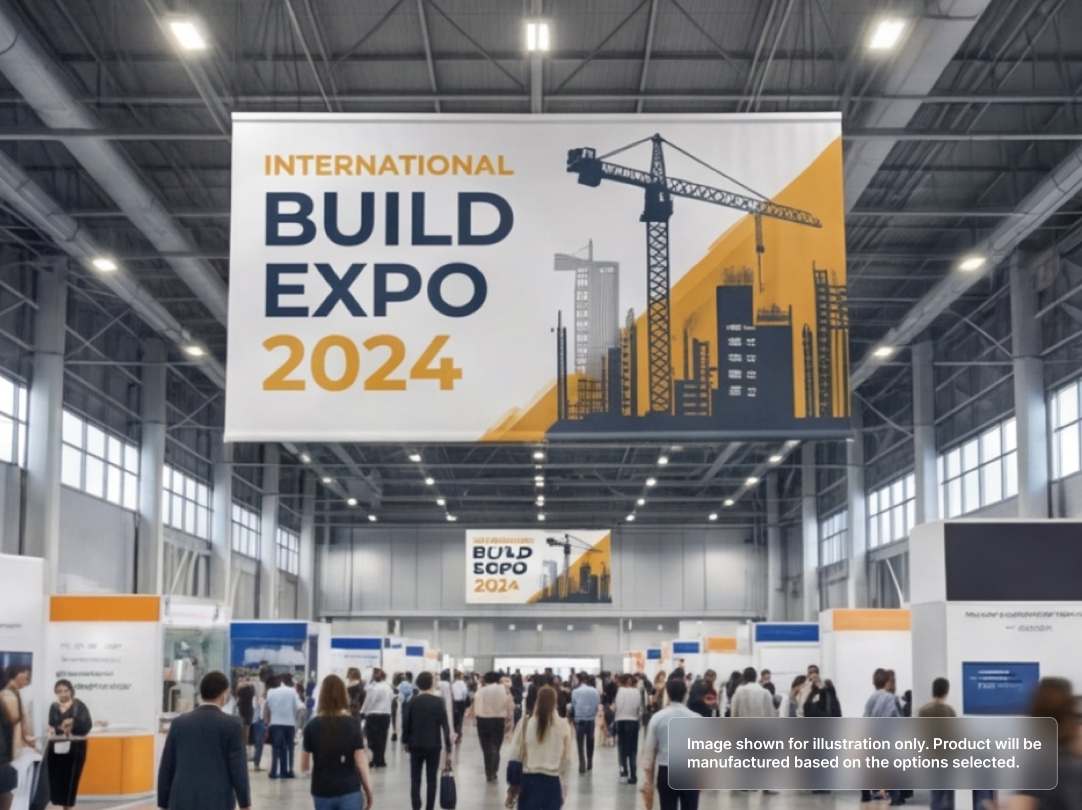 Custom Fabric Banner for Convention Center – PRINTDRILL