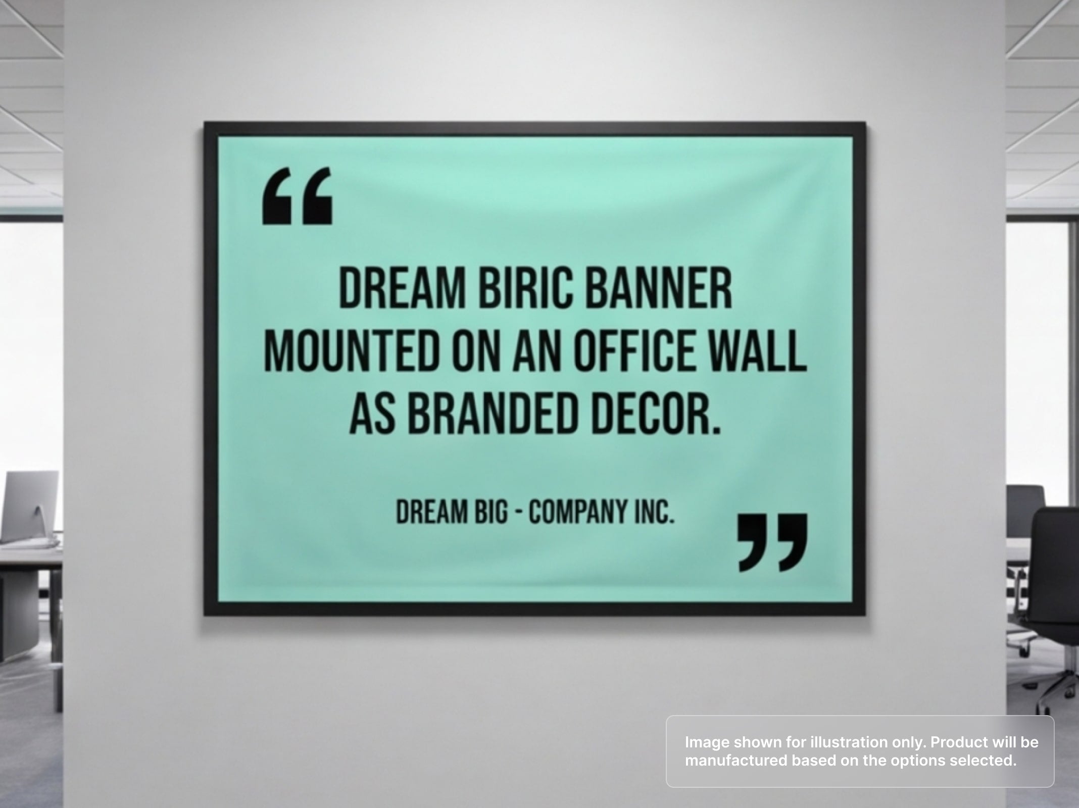 Custom Fabric Banner for Office Wall Decor – PRINTDRILL