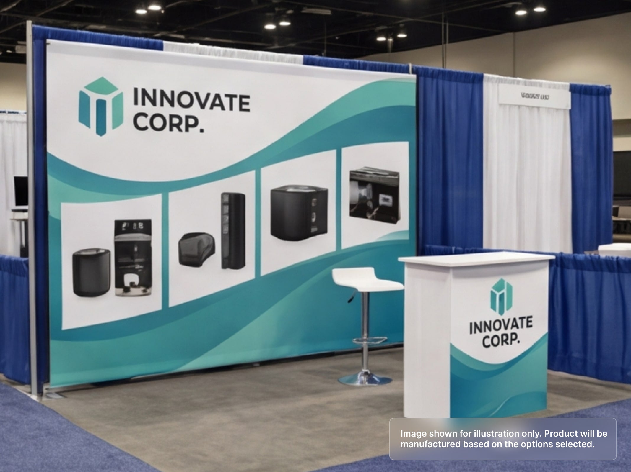 Custom Fabric Banner for Trade Show Display – PRINTDRILL