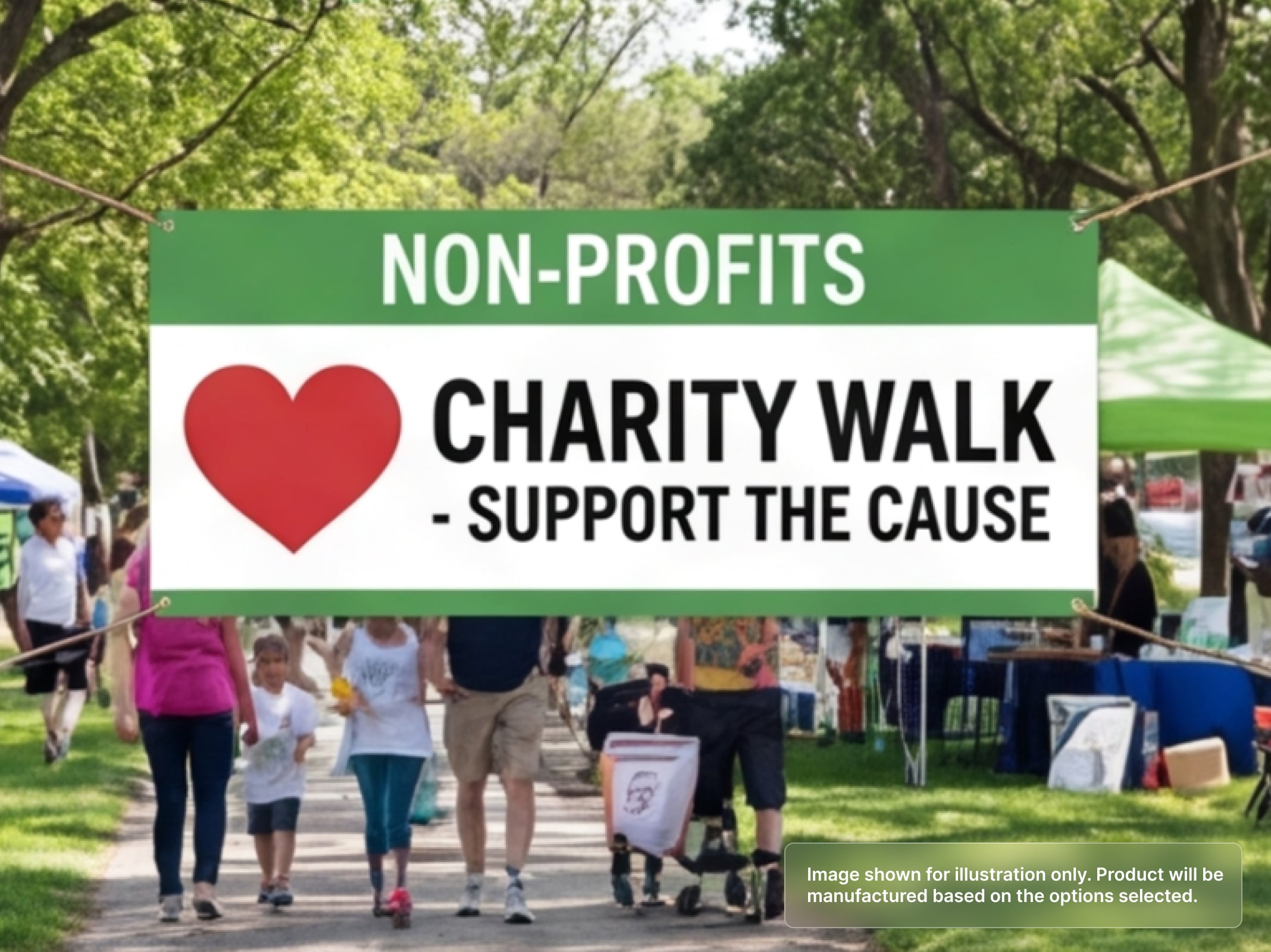 Custom Vinyl Banner for Non-Profits | Fundraising & Event Banners ...