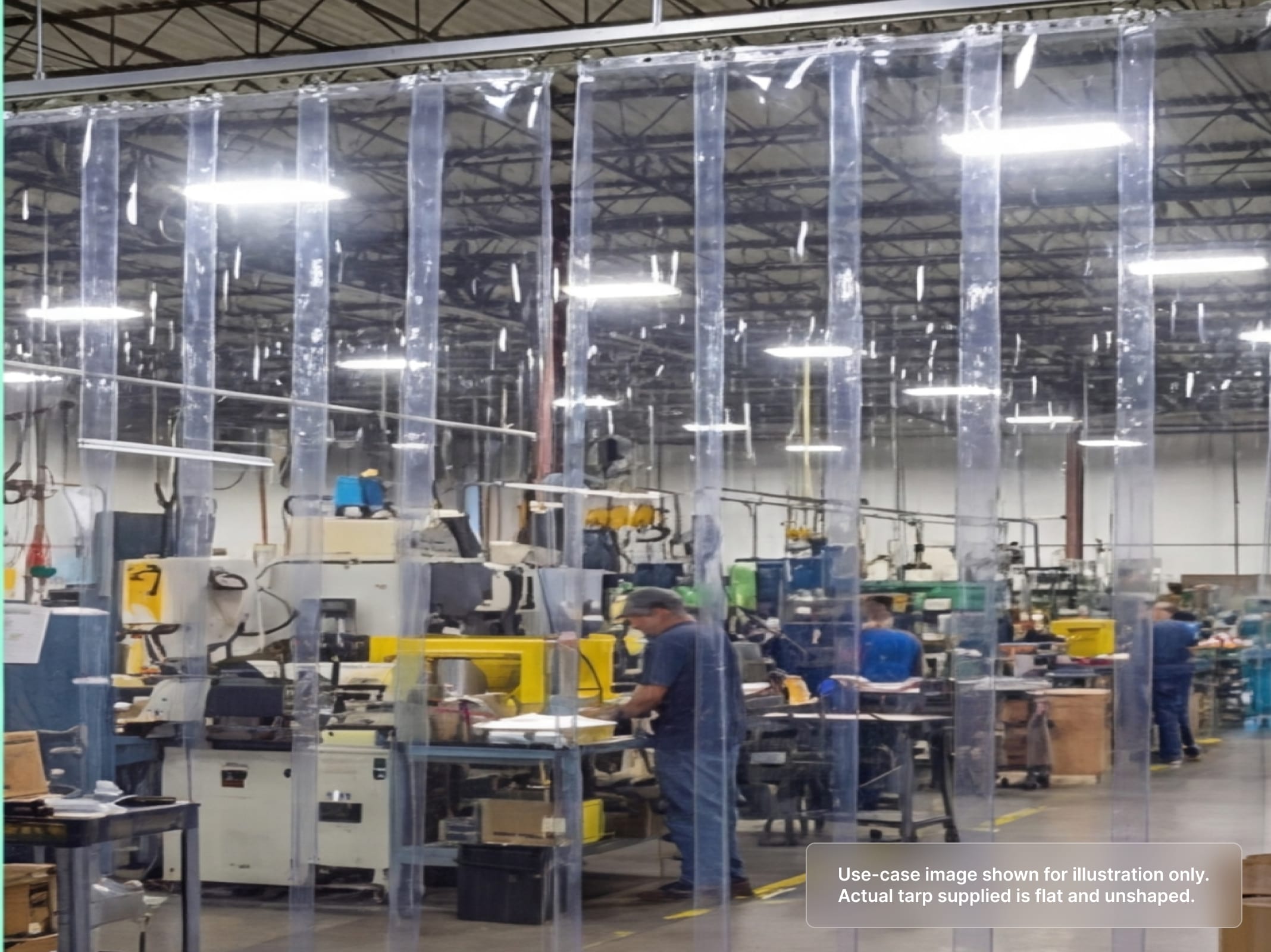 Heavy Duty Clear Vinyl Tarp for Indoor Industrial – PRINTDRILL