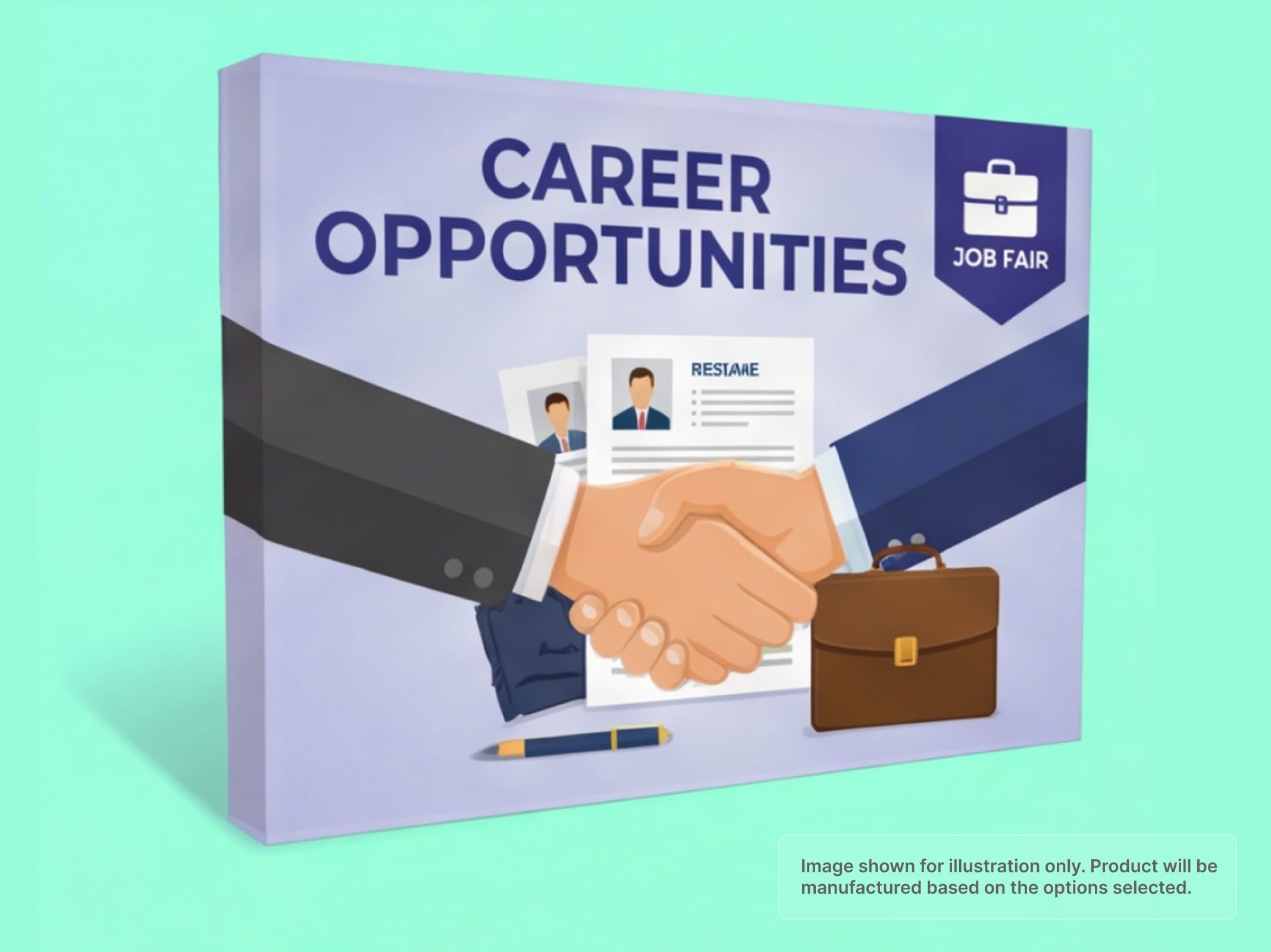 Straight Fabric Pop Up Display for Career Fairs – PRINTDRILL